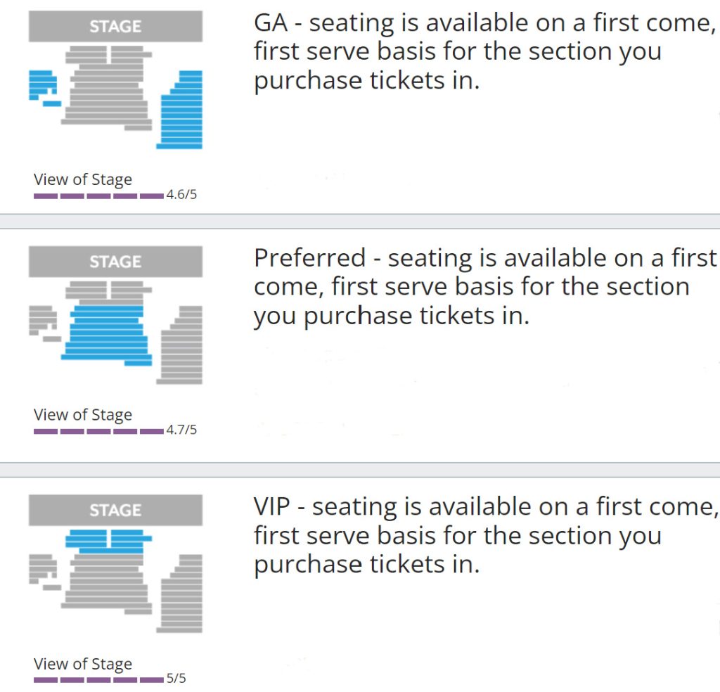 Purple Reign Las Vegas Seating Chart | Find The Best Seats