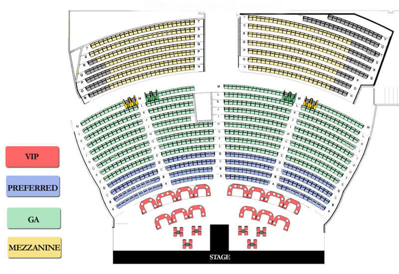 Legends In Concert Las Vegas Seating Chart | The Best Seats!