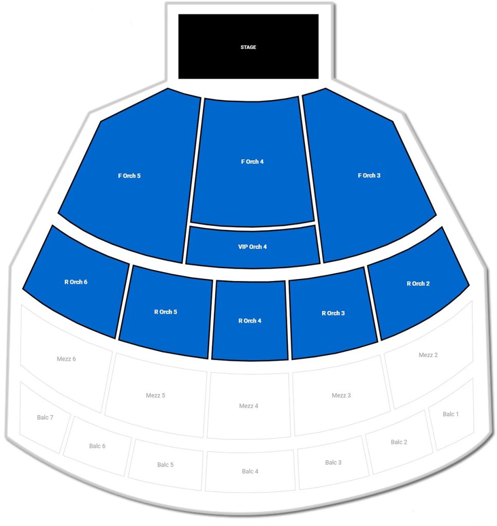 Resorts World Theater Seating Chart With Seat Numbers