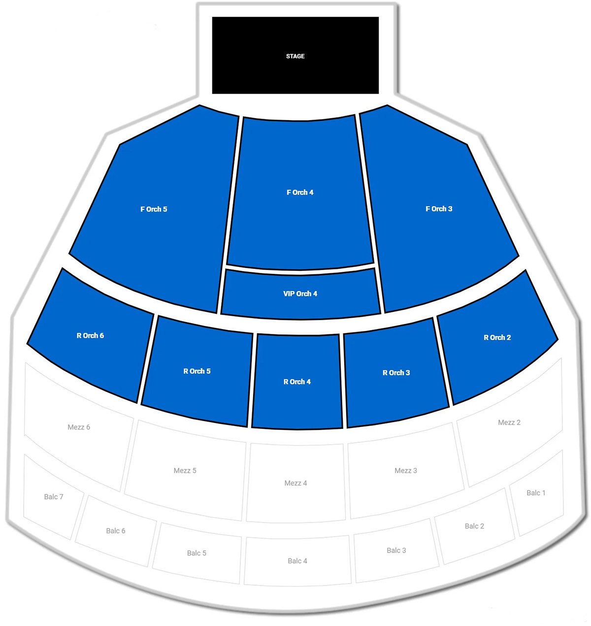 Resorts World Theater Seating Chart With Seat Numbers
